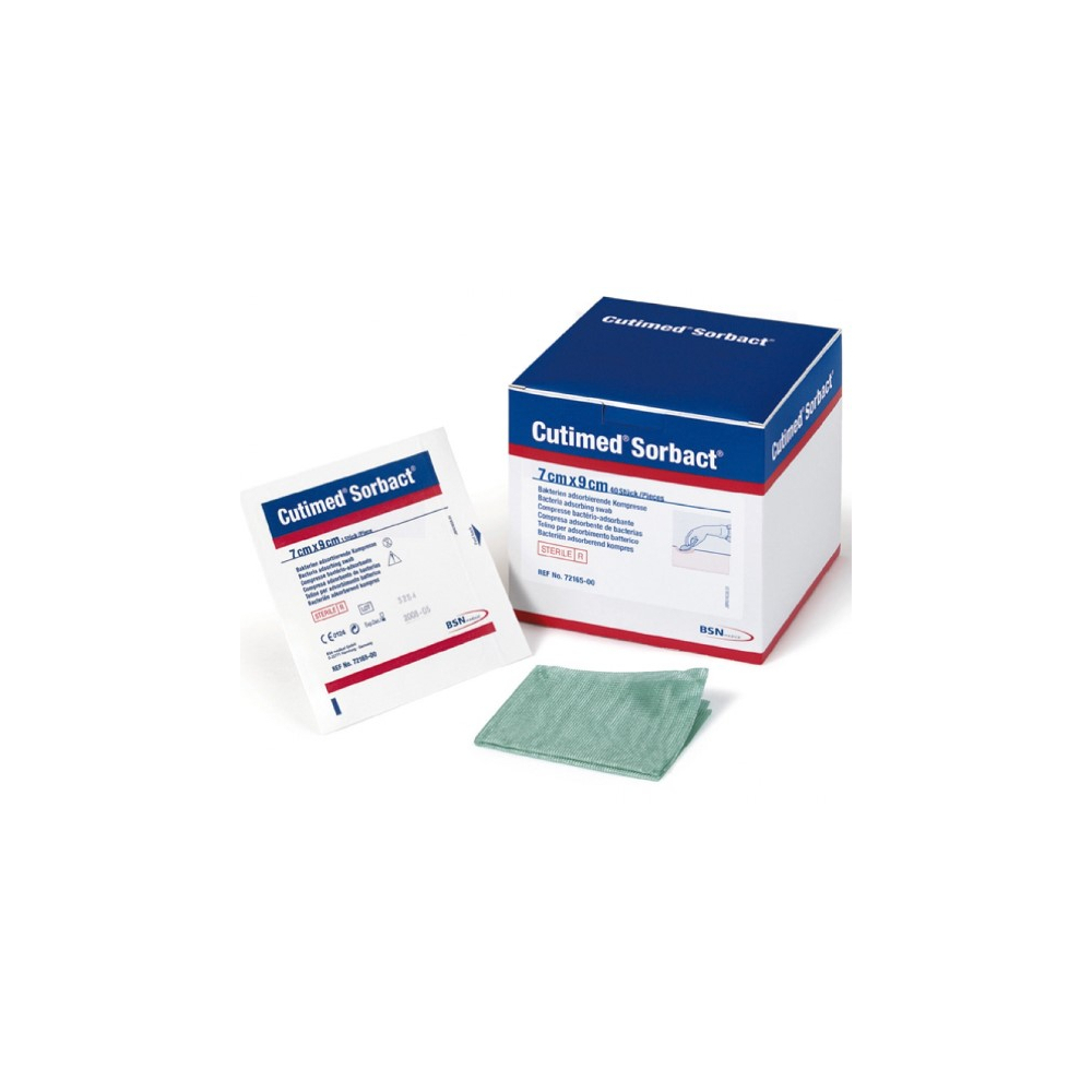 Cutimed Sorbact Hydroactive kompres 10 stuks kopen bij Herli Medical ...