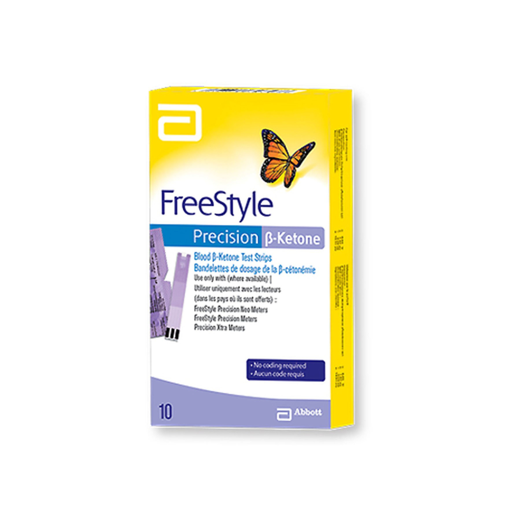 FreeStyle Precision β-Ketone test strips 10pcs - HerliMedical.com