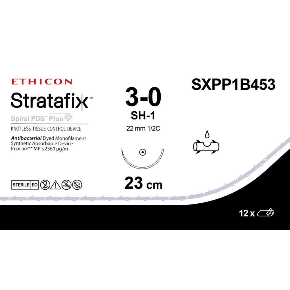 Stratafix Spiral PDS PLUS single needle SXPP1B453 - HerliMedical.com
