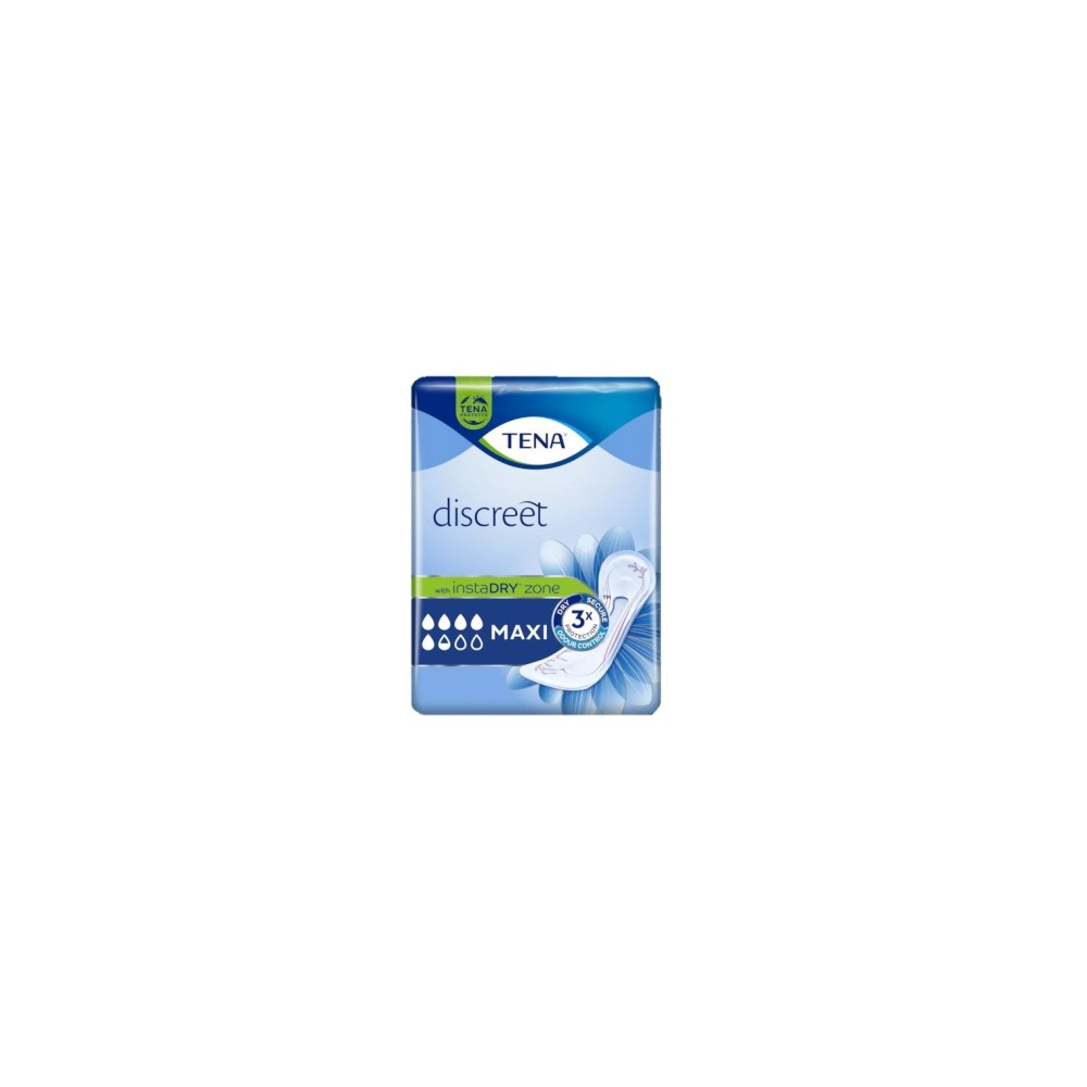 TENA Discreet Maxi incontinence pads - HerliMedical.com