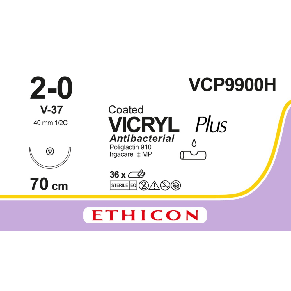 Suture Vicryl Plus VCP9900H - Wide range of Ethicon suture materials ...